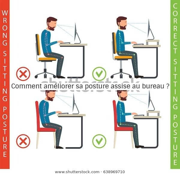 Comment améliorer sa posture assise au bureau?